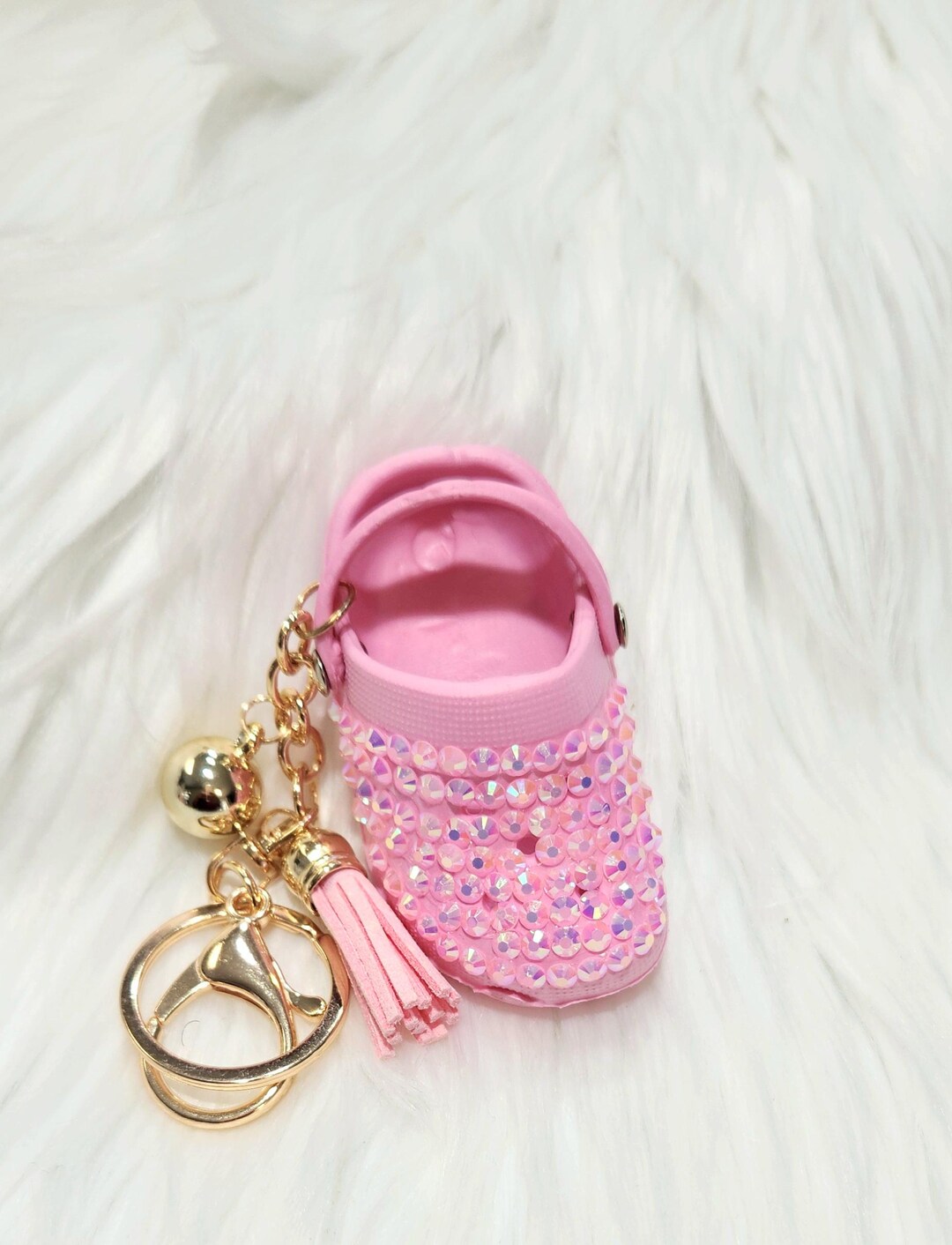 Bejeweled Shoe Charm Keychain: Valentine's/easter Gift - Etsy