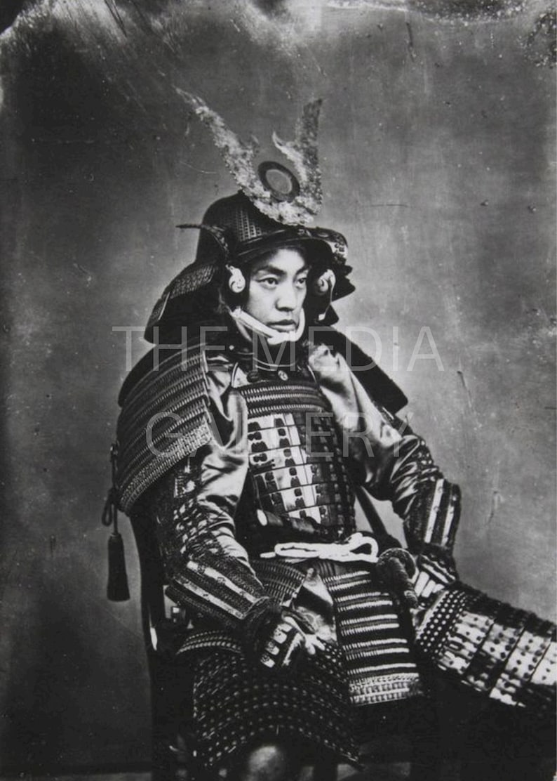 Samurai, 1860's Photo Print Wall Art - Samurai Sword - Samurai Art ...