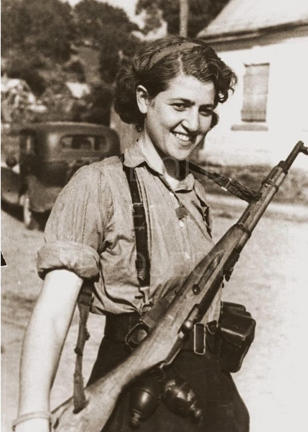 Sara Ginaite, Jewish Partisan Fighter WW2 Photo, Feminist Art Print - Etsy