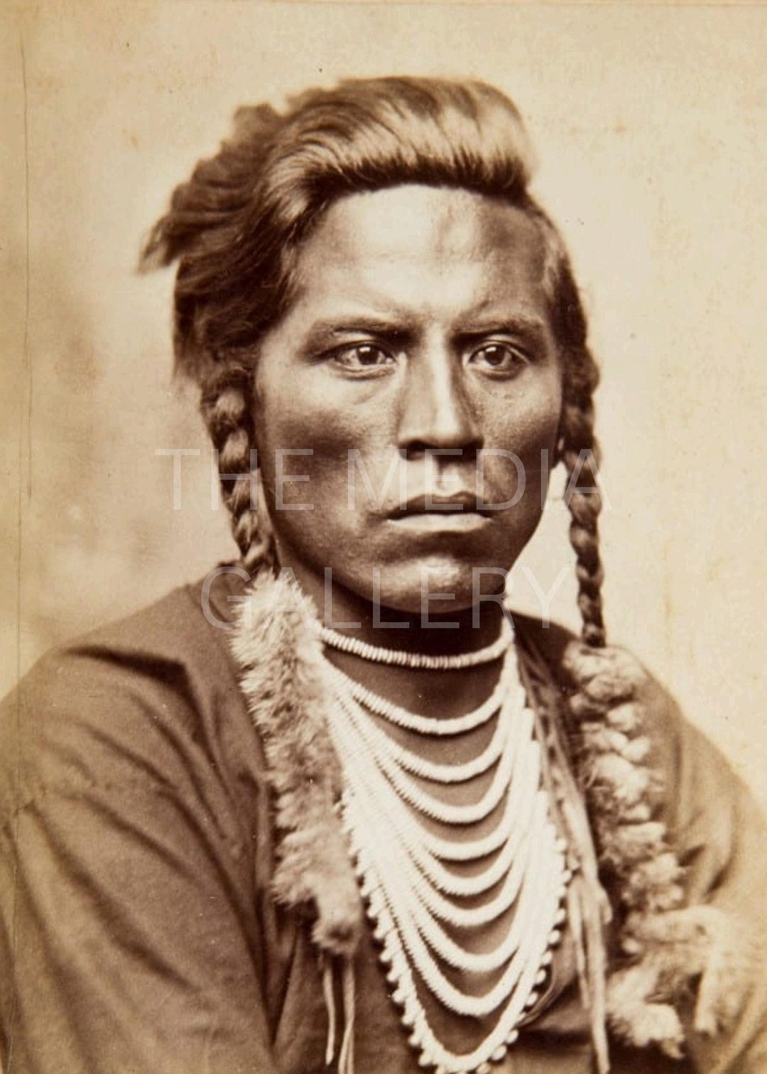 Vintage Native American Crow Scout Photo Print, Western Art - Etsy