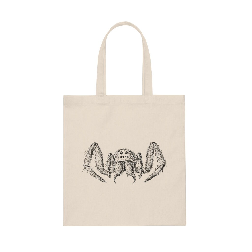 Tarantula Canvas Tote Bag Insect Art Animal Tote Bag - Etsy