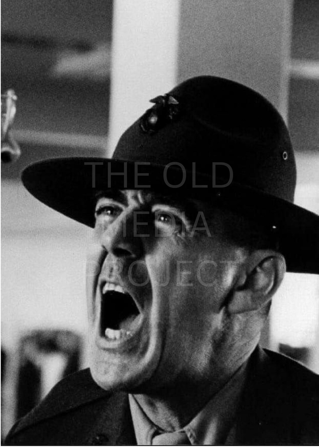 Sgt. Hartman Shouting, Lee Ermey Photo Print Wall Art - Full Metal ...