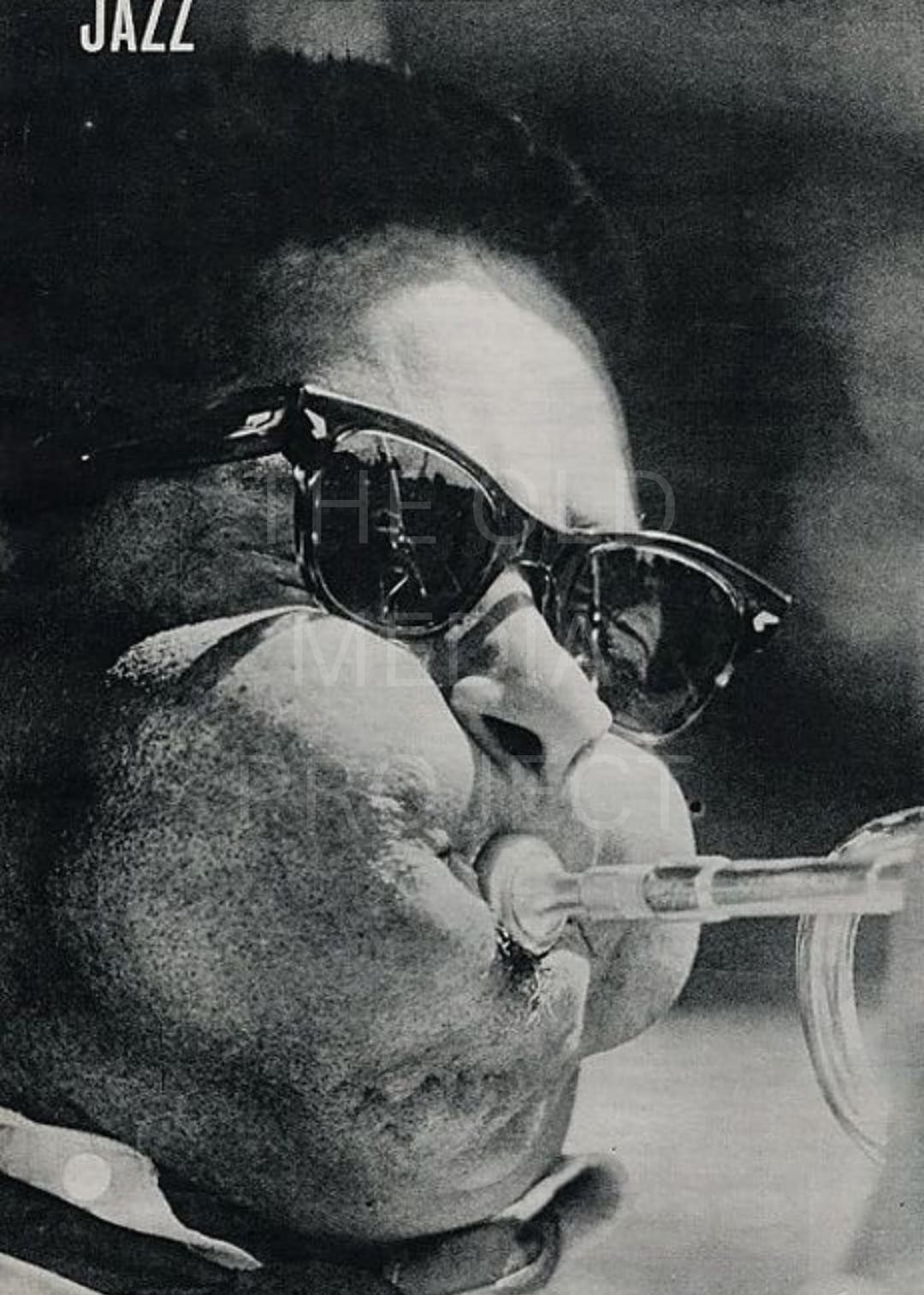 Dizzy Gillespie Blowing Sax Photo Print - Jazz Art Print - Musician ...