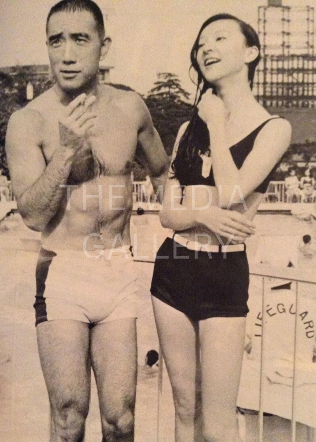 Yukio Mishima & Eiko Muramatsu, 1970 Photo Print - Samurai, Seppuku, Bushido Art - Japanese Art ...