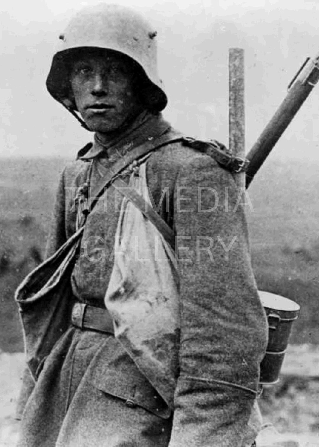 WW1 German Soldier, Thousand Yard Stare Photo Print Wall Art - World ...
