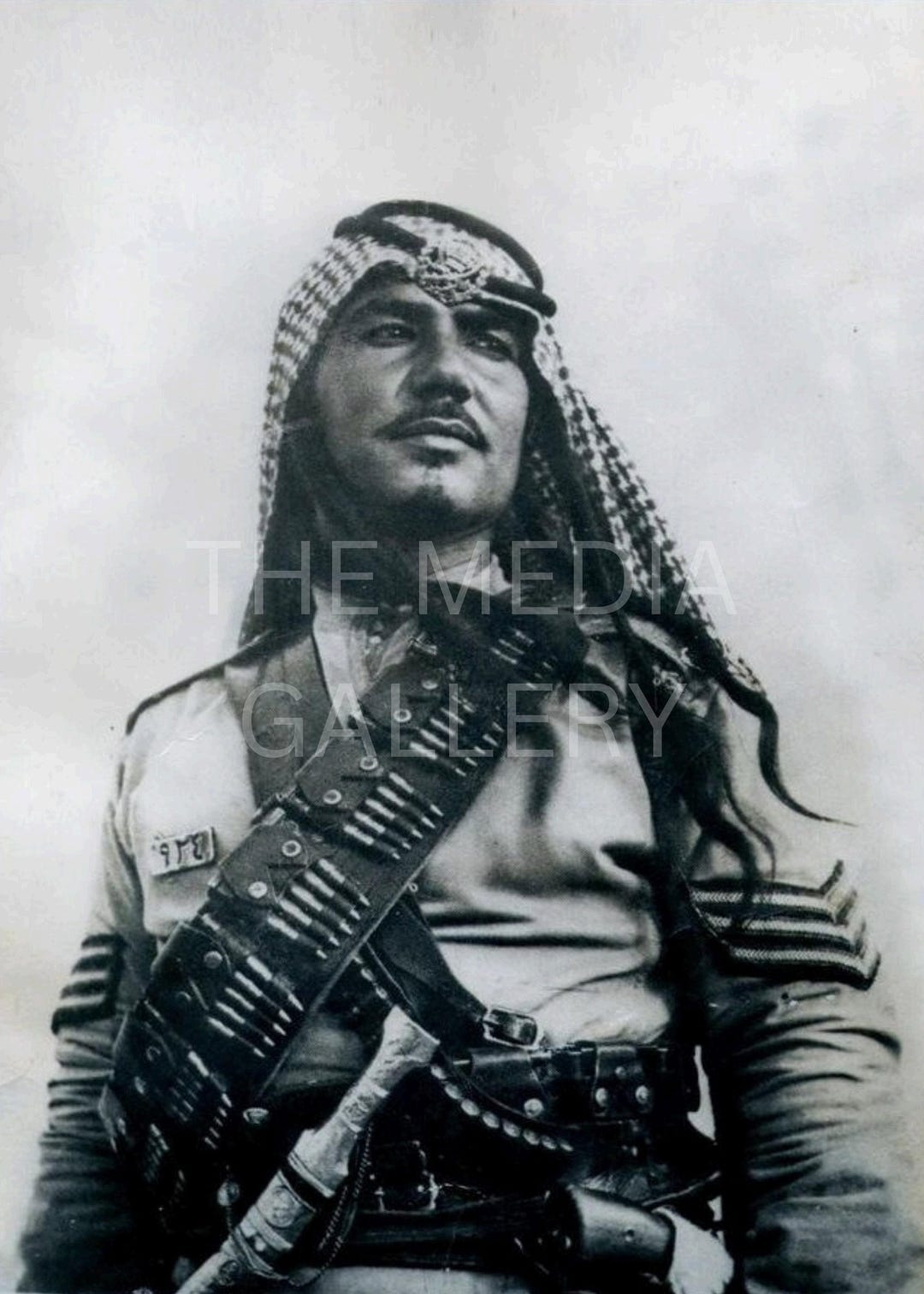 Arab Warrior, WW2 Photo Print Wall Art - Middle Eastern Art - Vintage ...