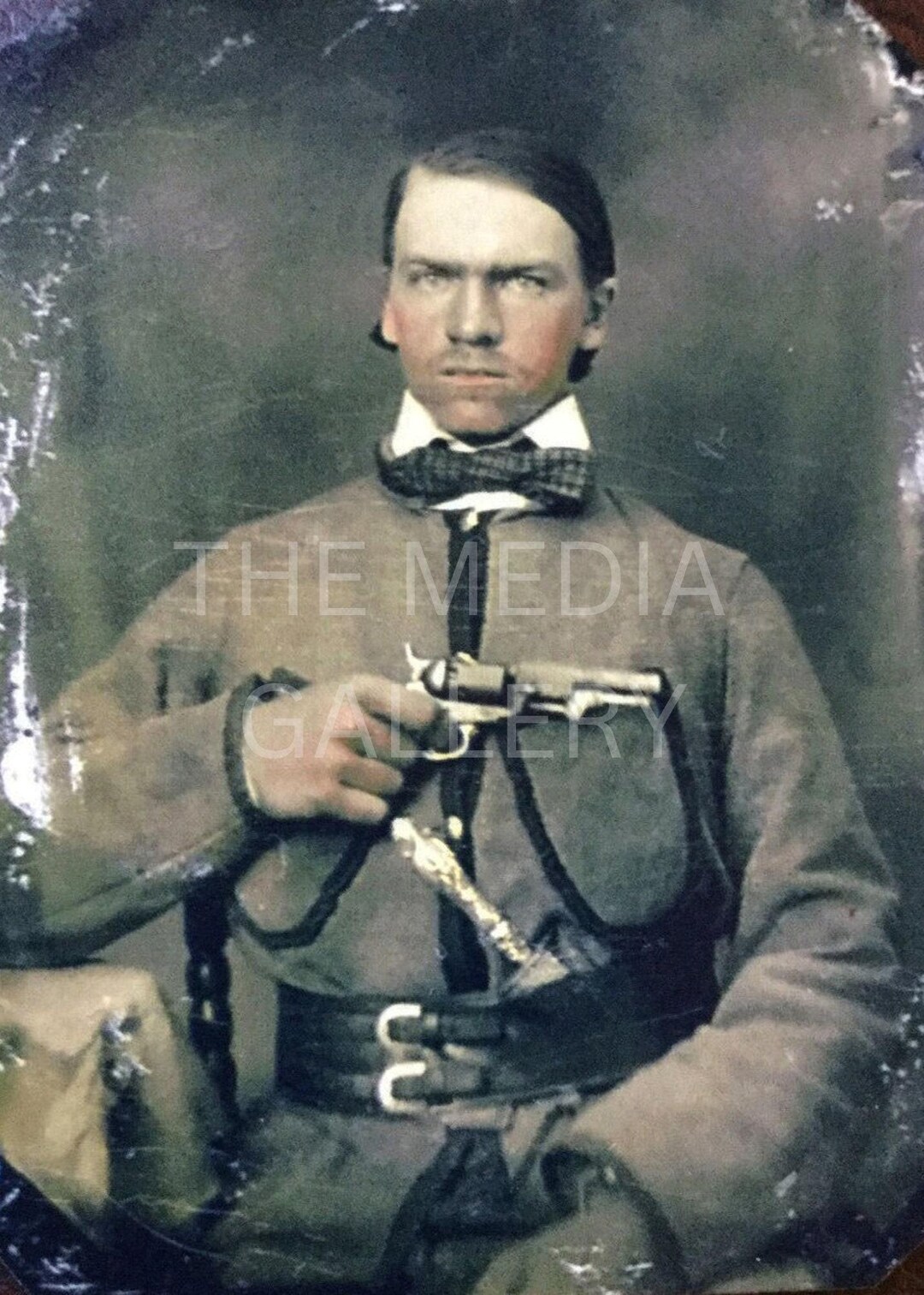 Young Confederate Soldier With Pistol Photo Print Wall Art - Civil War ...