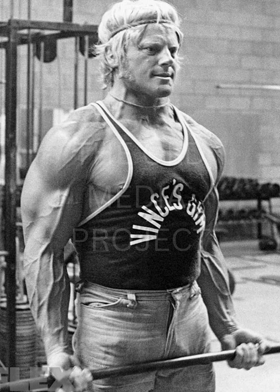 Dave Draper Pumping Iron, 1970's Photo Print - Vintage Bodybuilding ...
