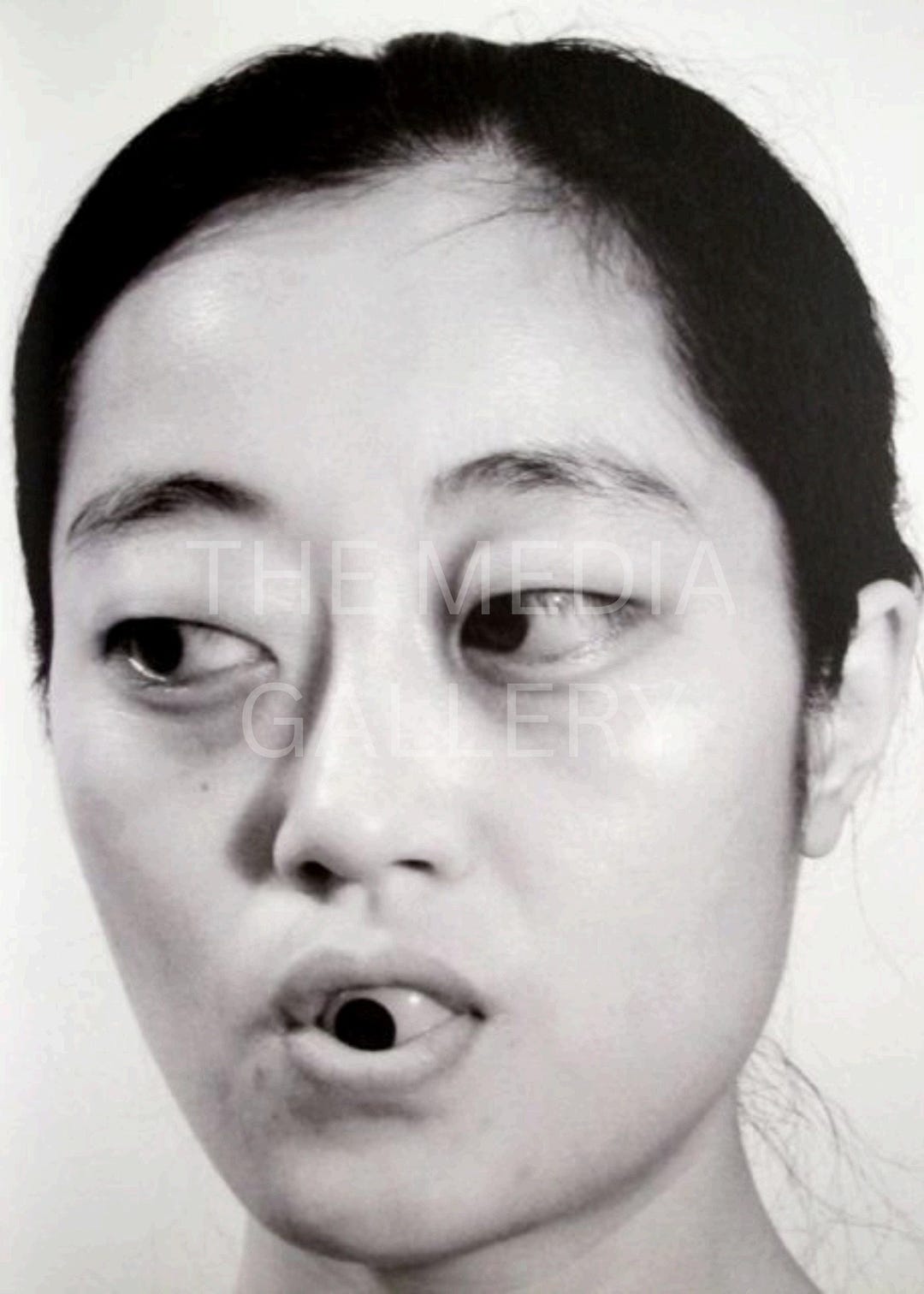 Japanese Girl With Eye in Mouth Photo Print Wall Art - Creepy, Scary ...