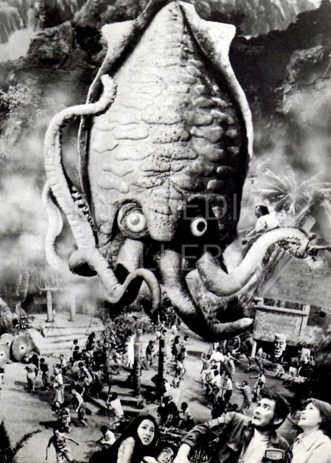 Gezora, Space Amoeba Photo Print Wall Art - Kraken, Giant Squid ...