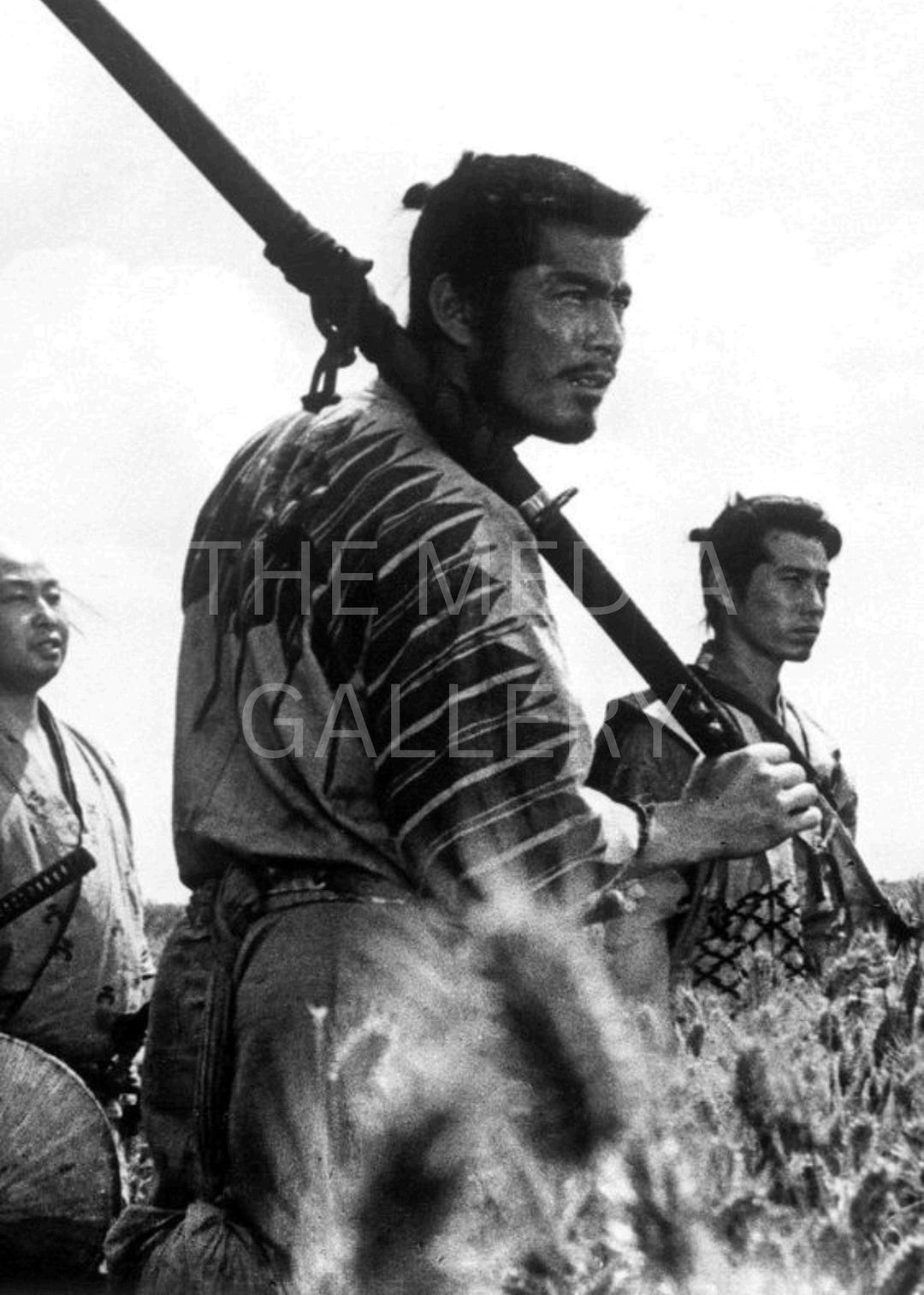 Toshiro Mifune Seven Samurai Photo Print, Akira Kurosawa Japanese Art ...
