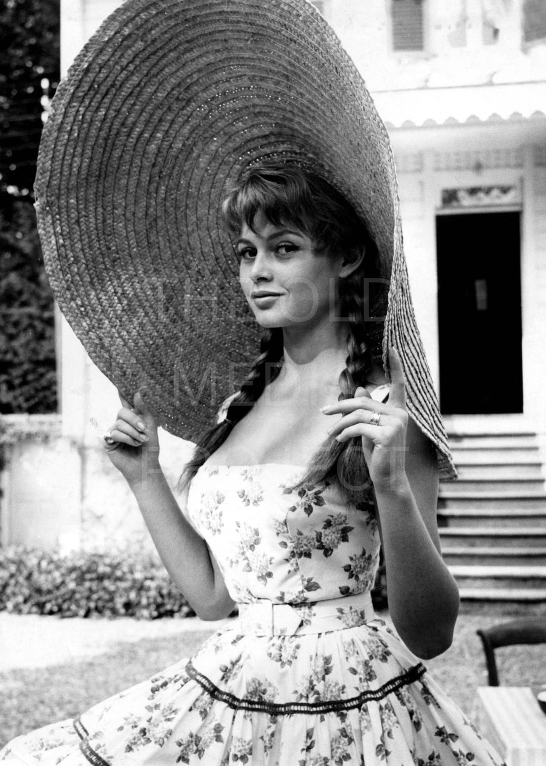Brigitte Bardot In Hat 1950s Photo Print Retro French Cinema Icon