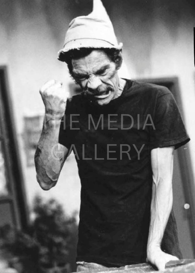 Don Ramon Angry, Photo Print - El Chavo Del Ocho, 1970s - Mexican ...