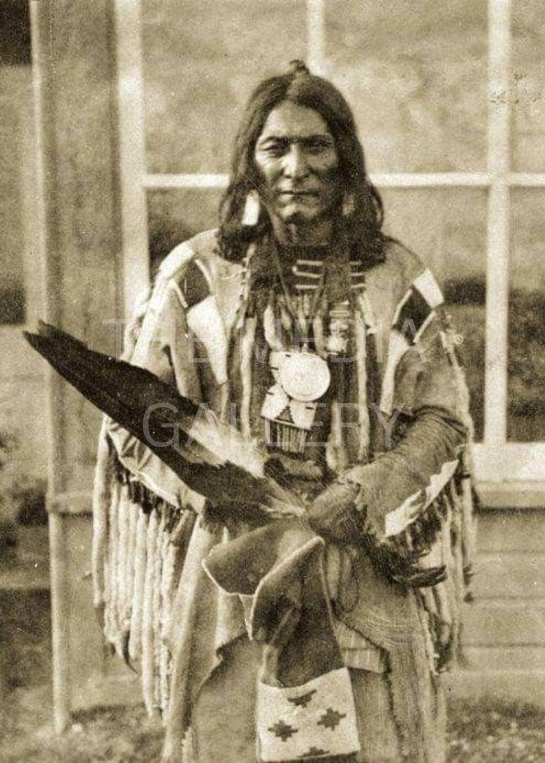 Chief Crowfoot, 1868 Photo Print - Indian Chief - Native American Art ...
