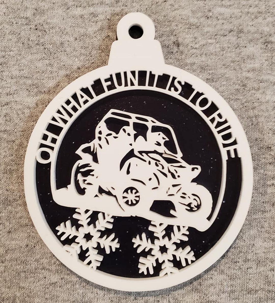 Side by Side Ornament SVG - Etsy