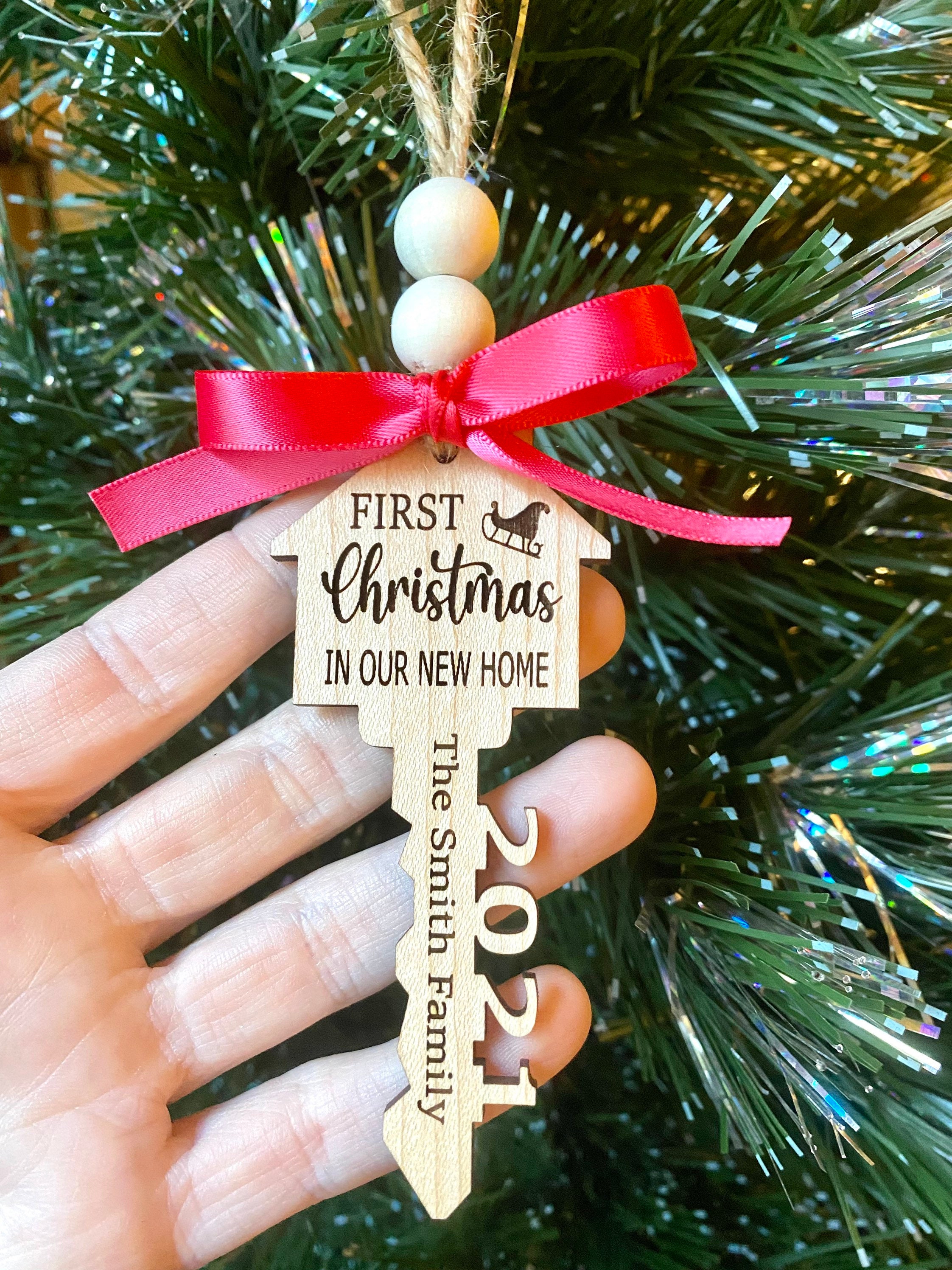 Christmas House Key Ornament SVG File House Key Ornament - Etsy Canada