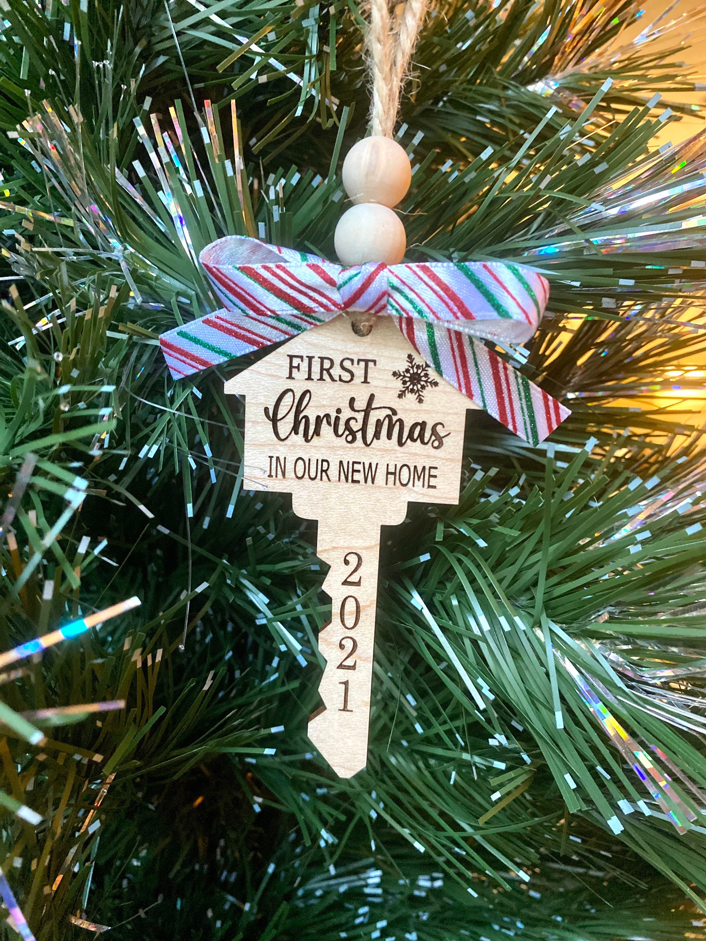 Christmas House Key Ornament SVG File House Key Ornament - Etsy Canada