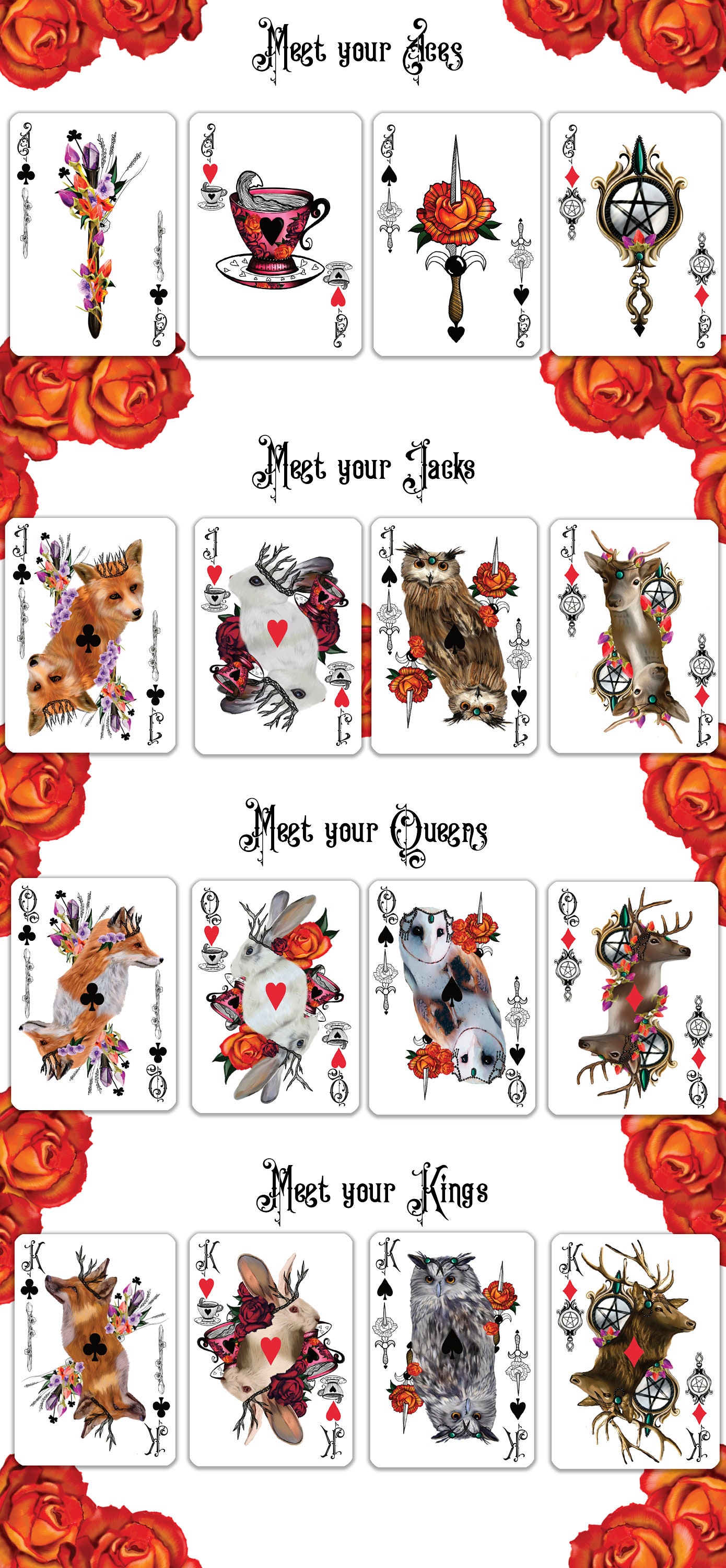 Mystic Woodlyn's Tarot Infused Charmed Playing Cards - Etsy