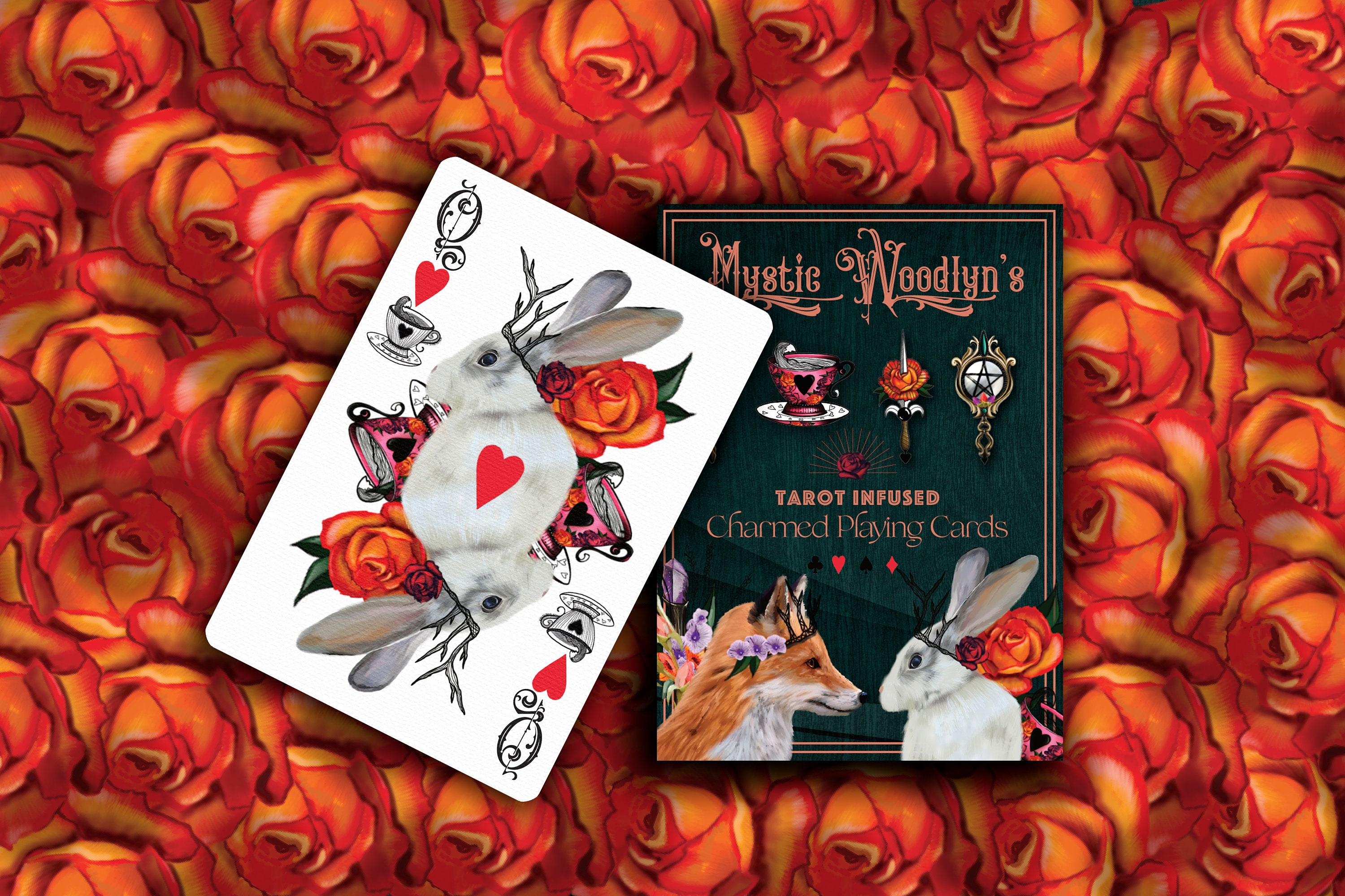Mystic Woodlyn's Tarot Infused Charmed Playing Cards - Etsy