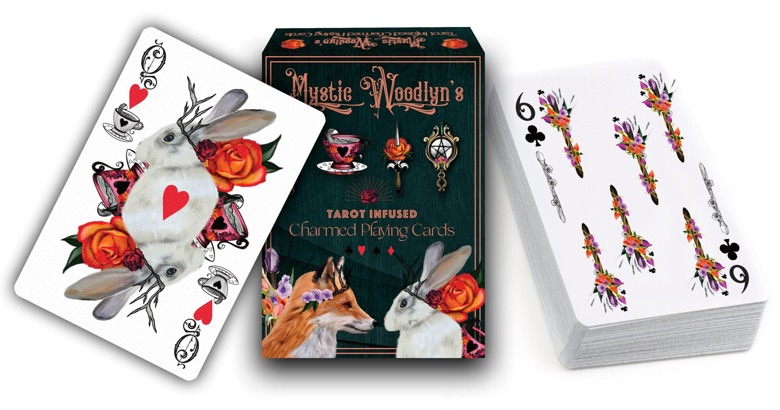 Mystic Woodlyn's Tarot Infused Charmed Playing Cards - Etsy