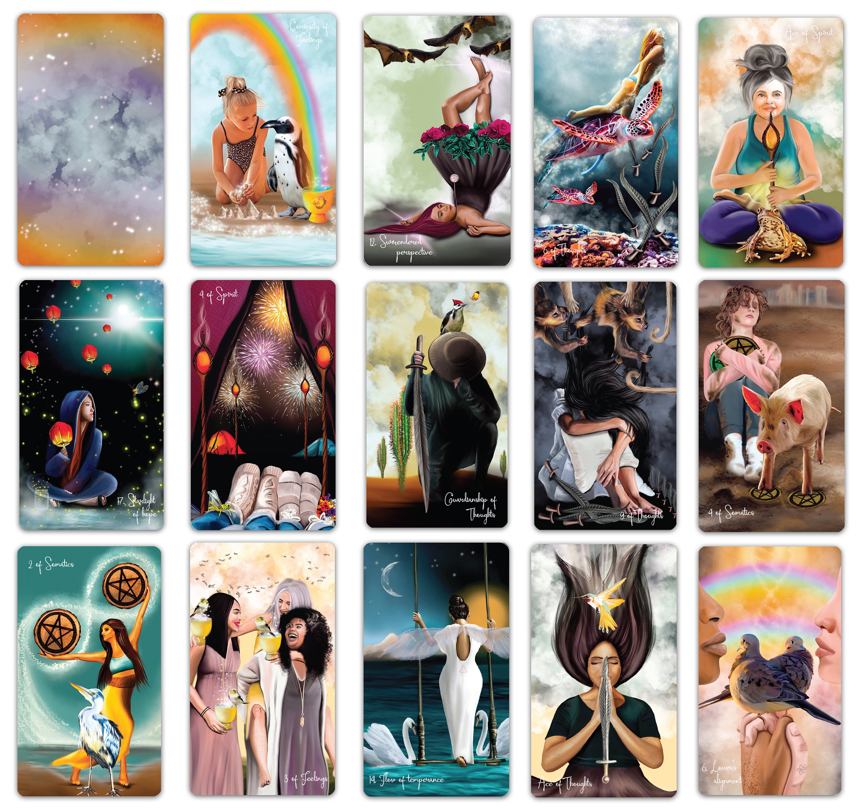 Familiar's Way Self Development 3 DECK Set: Tarot, Oracle and ...