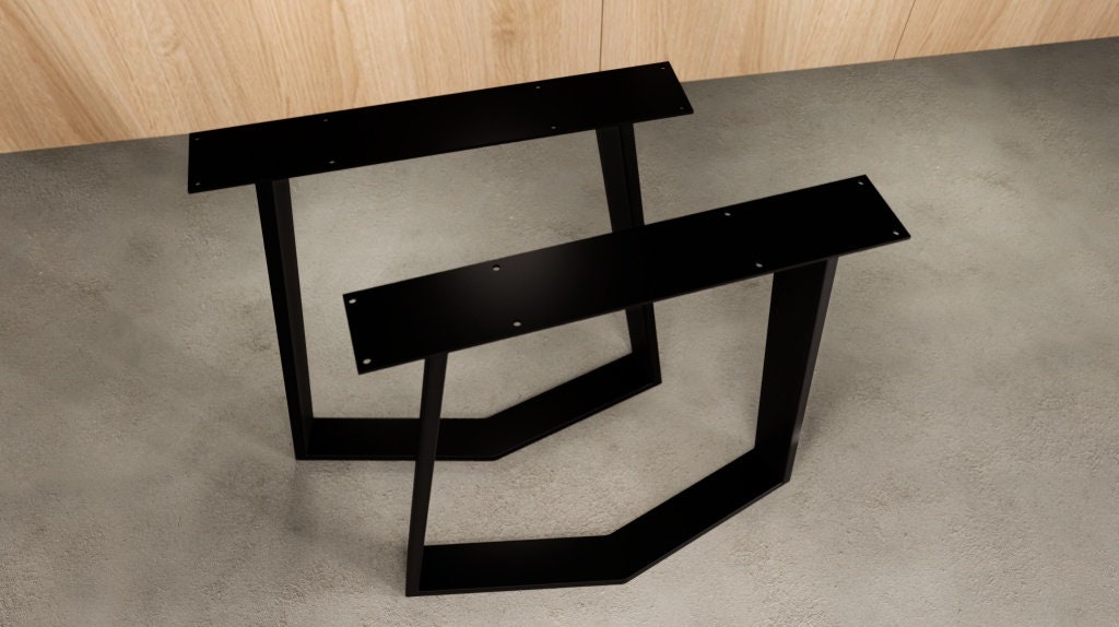 Trapezoidal, Broken, Industrial Table Legs,metal Table Legs,gold Table ...
