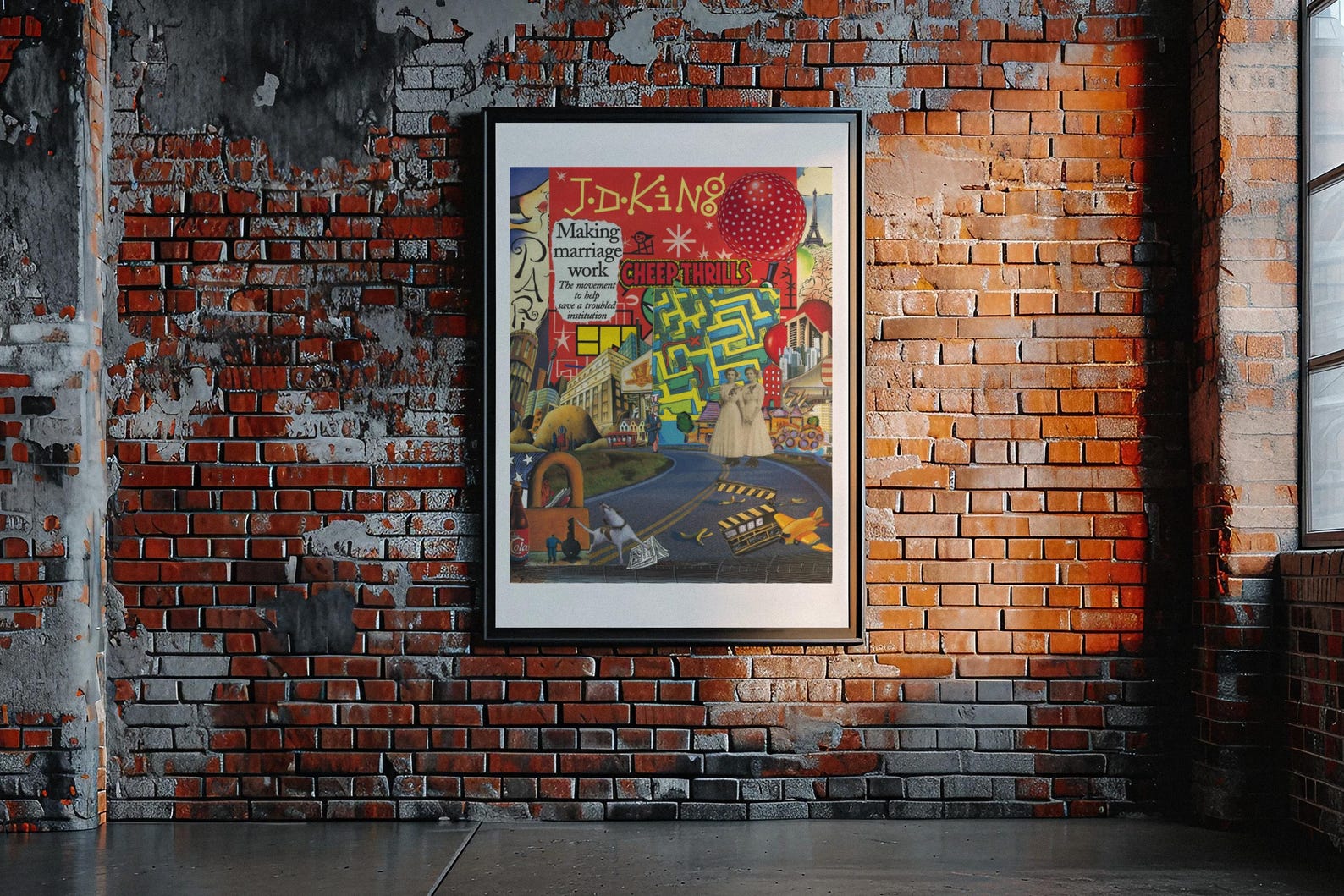 Cheap Thrills Poster, Retro Art Print, Vibrant Music-inspired Wall ...