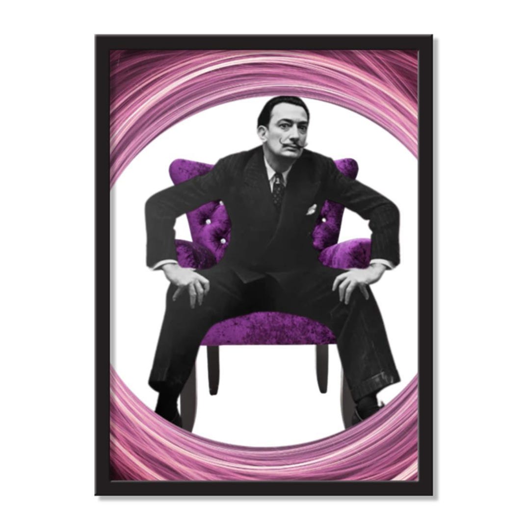 Dalí 007 Poster, the Spy Who Painted Surrealism Art Print, Salvador ...