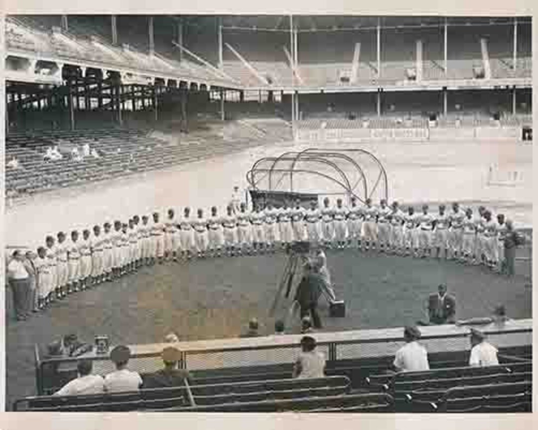 Vintage 1955 Brooklyn Dodgers Team Photo B&W Poster Digital Art Print ...