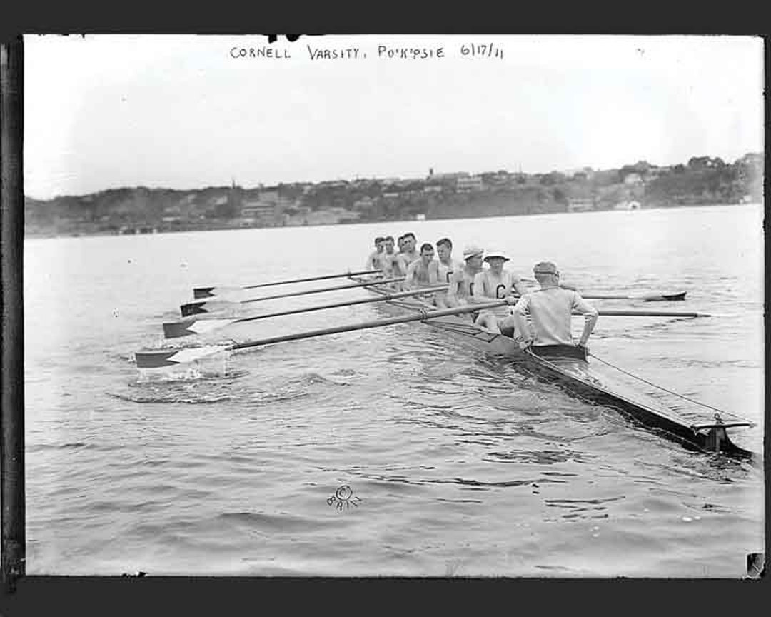 Vintage 1911 Cornell University Rowing Team Photo Poster Digital Art ...
