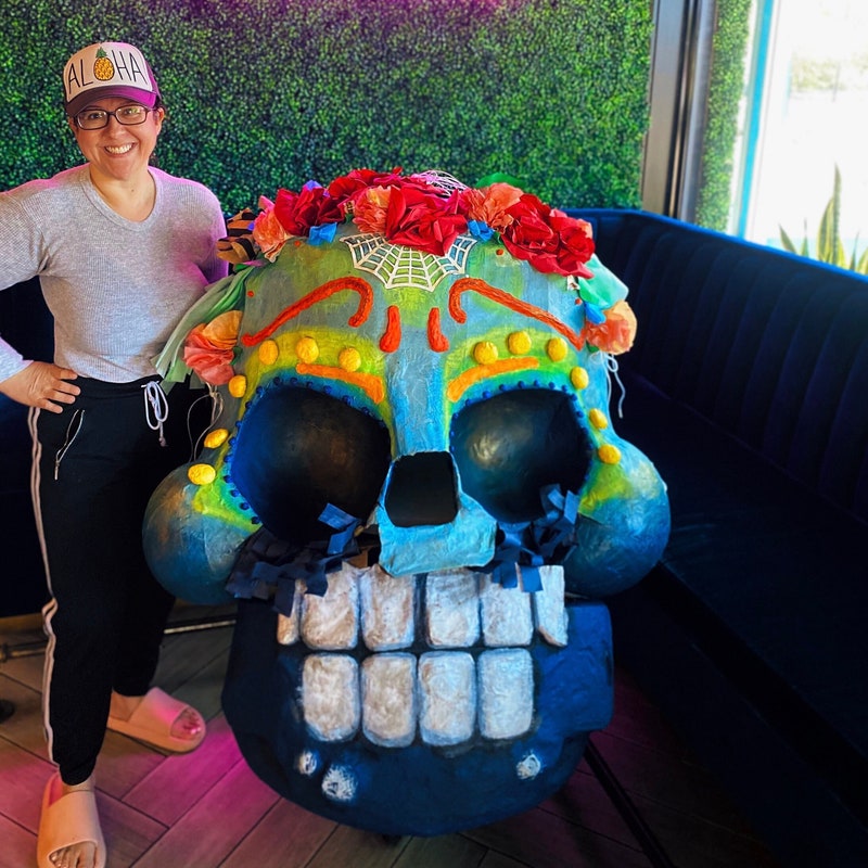 Skull Pinata - Etsy