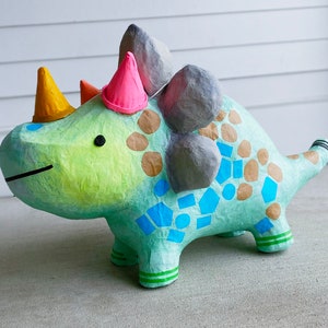 Dinosaur Pinata 3D Party Decor Triceratops Pinata Toddler Party ...