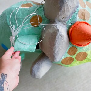 Dinosaur Pinata 3D Party Decor Triceratops Pinata Toddler Party ...