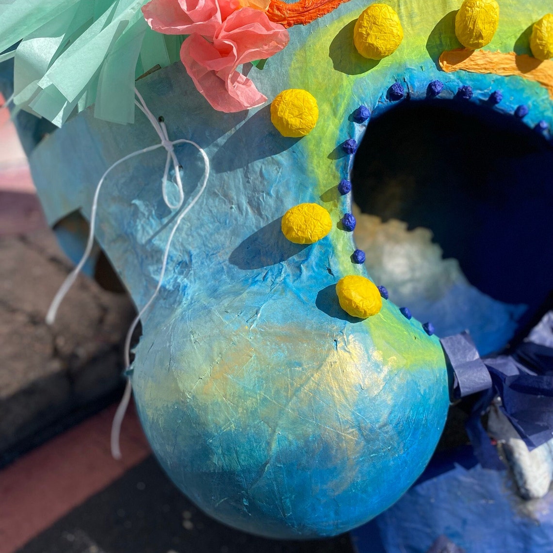 Skull Pinata 3D Party Decor Calavera Pinata Fiesta Party Colorful ...