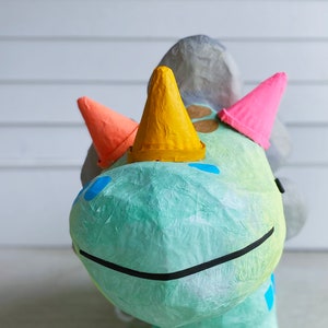 Dinosaur Pinata 3D Party Decor Triceratops Pinata Toddler Party ...