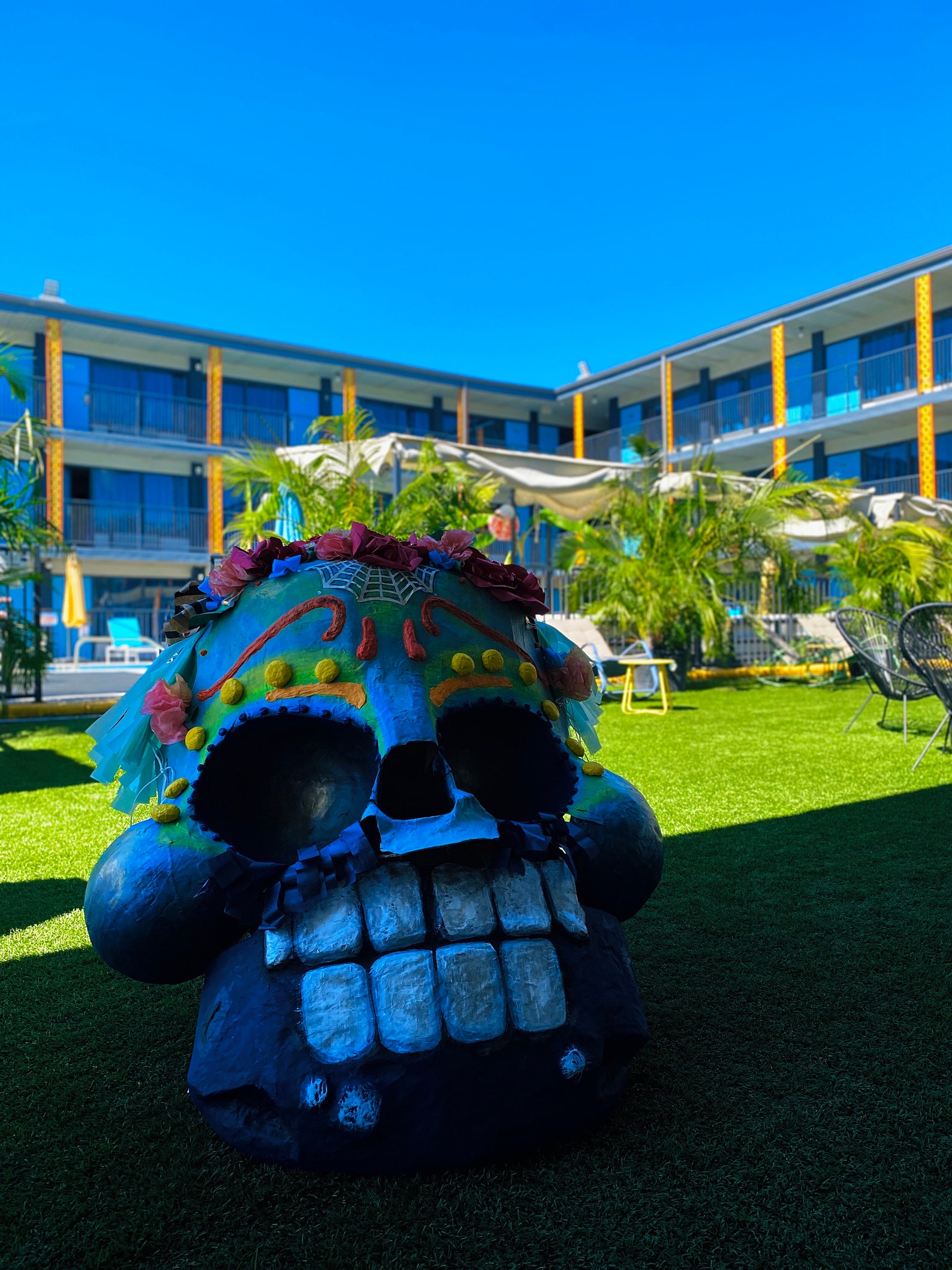 Skull Pinata 3D Party Decor Calavera Pinata Fiesta Party Colorful ...