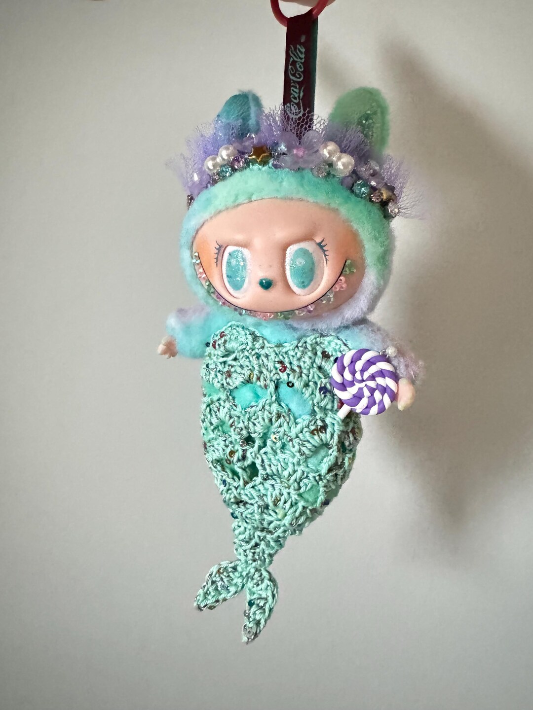Custom Popmart Mermaid Labubu | Handmade Collectable Toy | Made to ...