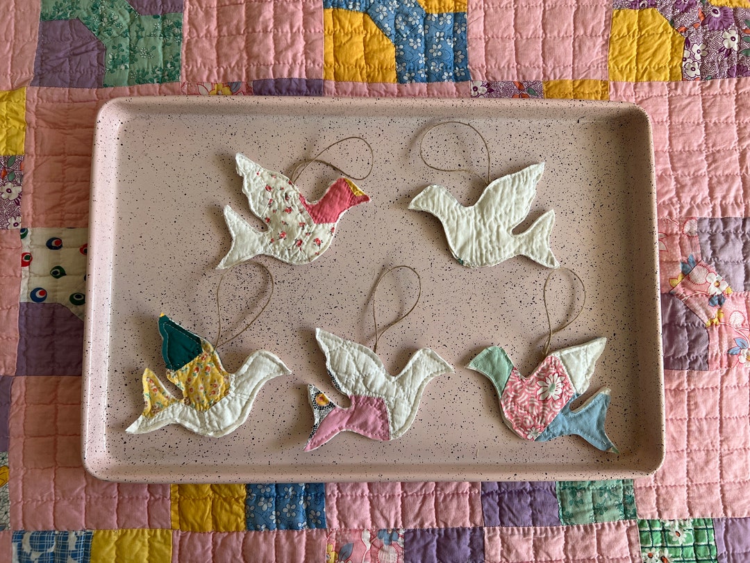 Quilted Dove Ornament - Etsy