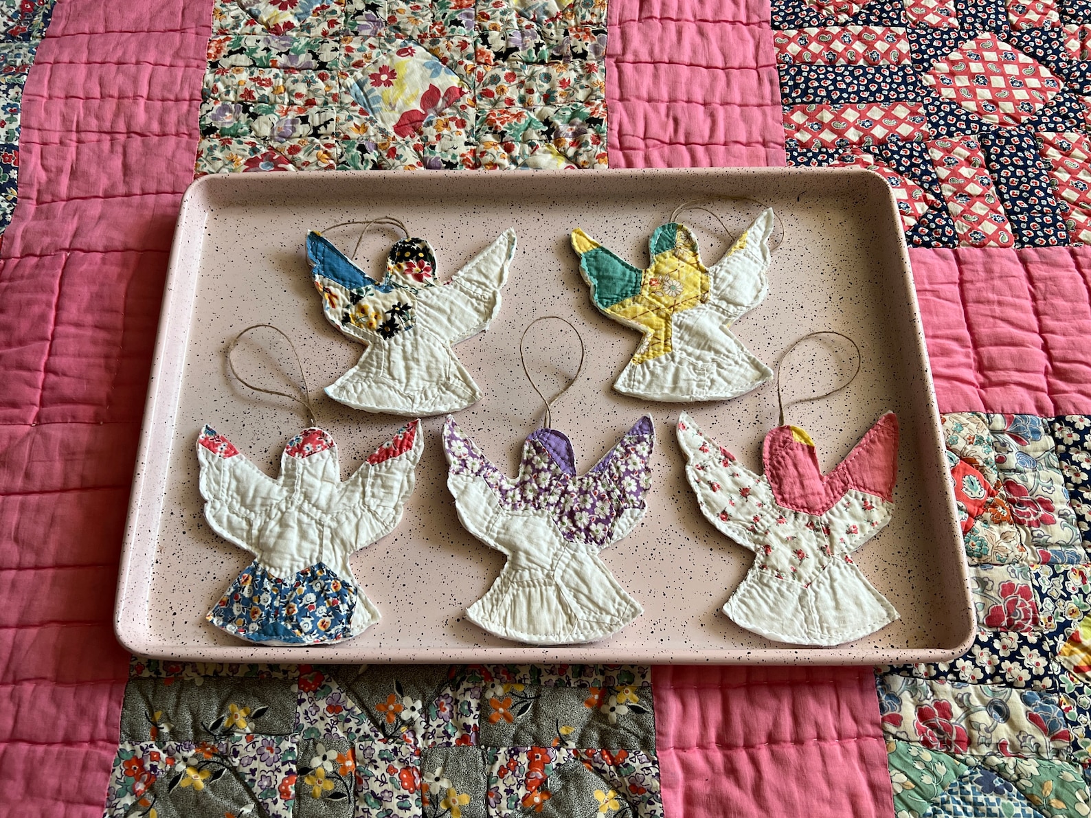 Quilted Angel Ornament - Etsy