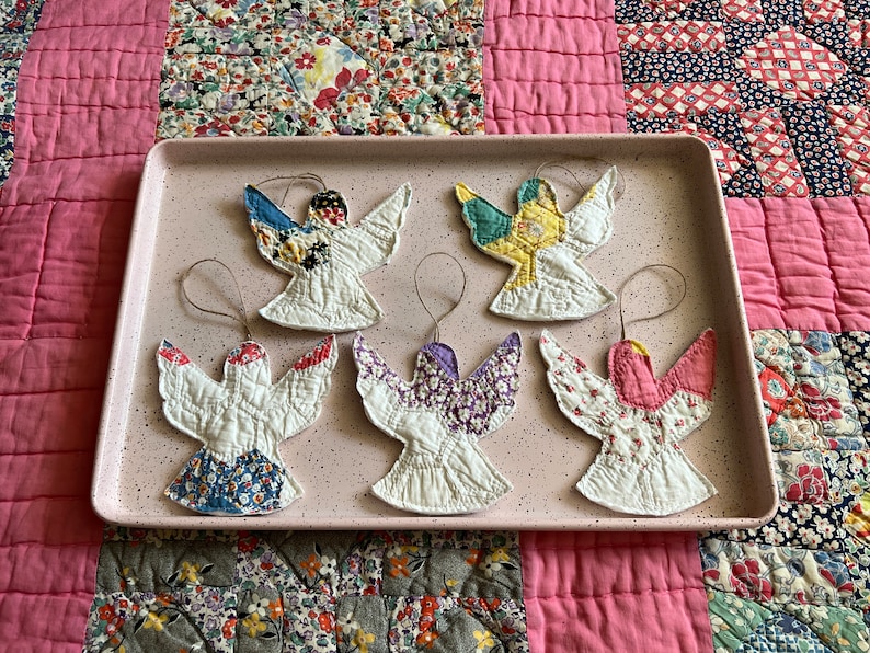 Quilted Angel Ornament - Etsy