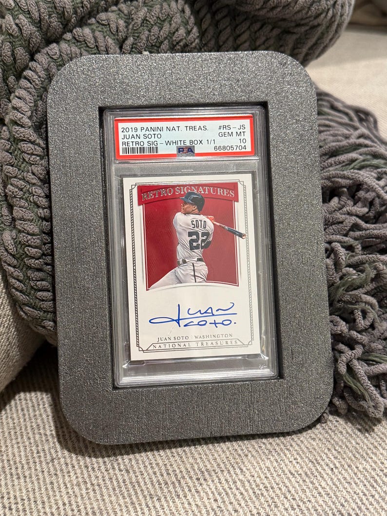 Custom Wall Display for Sports Cards - PSA, Onetouch, Top Loader - Etsy