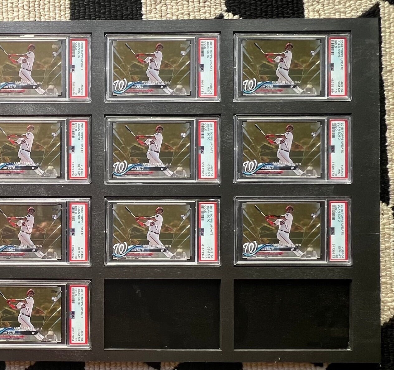 Custom Wall Display for Sports Cards - PSA, Onetouch, Top Loader - Etsy