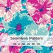Seamless Colorful Floral Pattern / SVG - PNG - JPG - Pdf - Eps - Ai ...