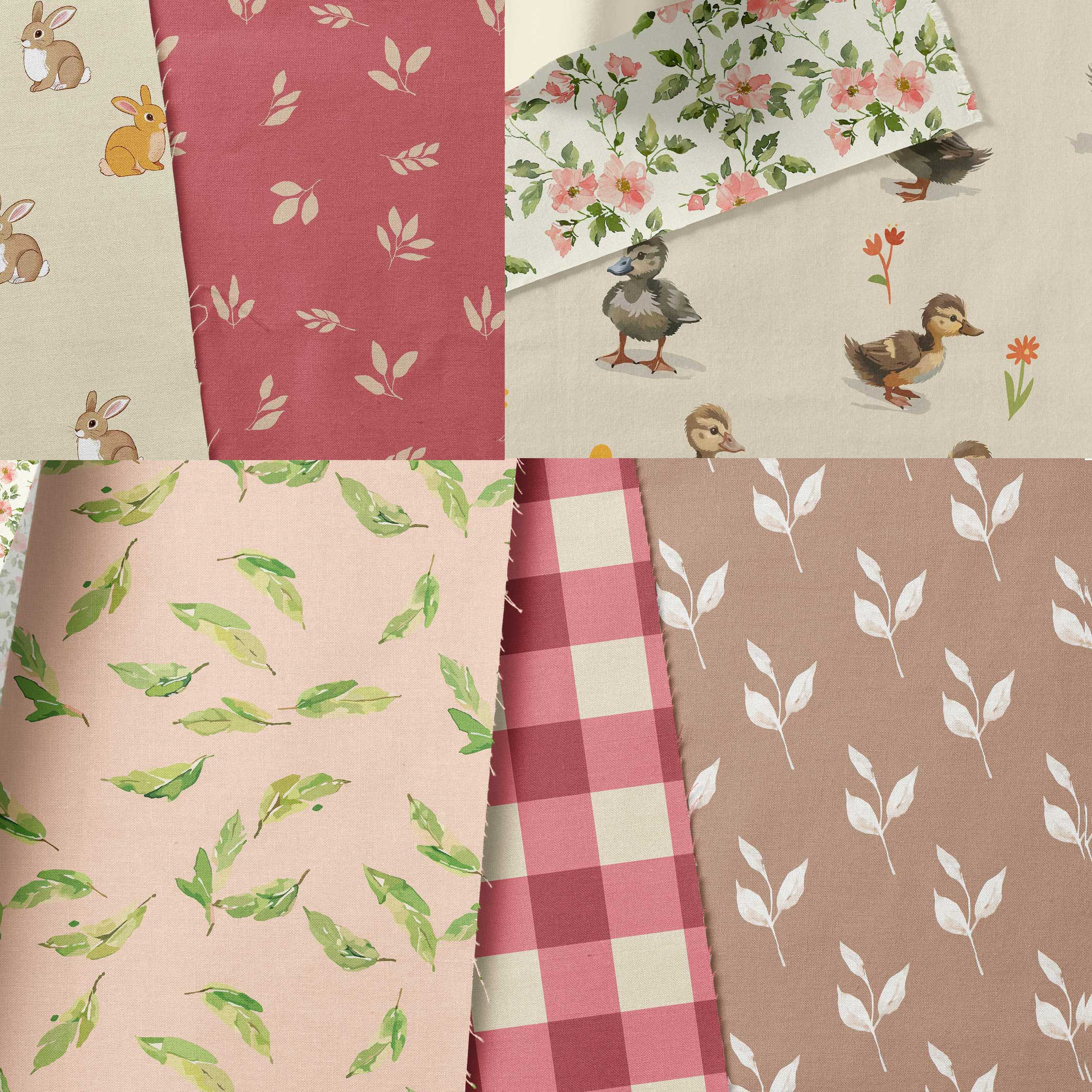 Cottagecore Seamless Pattern Digital Paper Cute Seamless Patterns ...