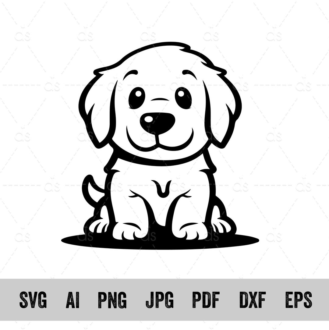 Puppy Svg File | Puppy Cartoon Svg | Puppy Dog Svg | Cute Puppy Png ...
