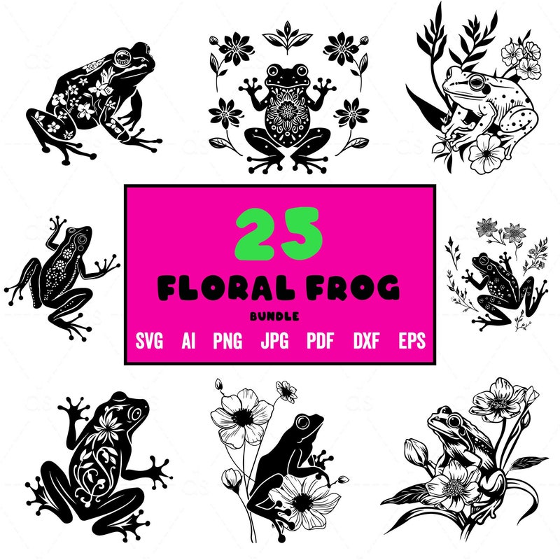 Frog Svg - Etsy