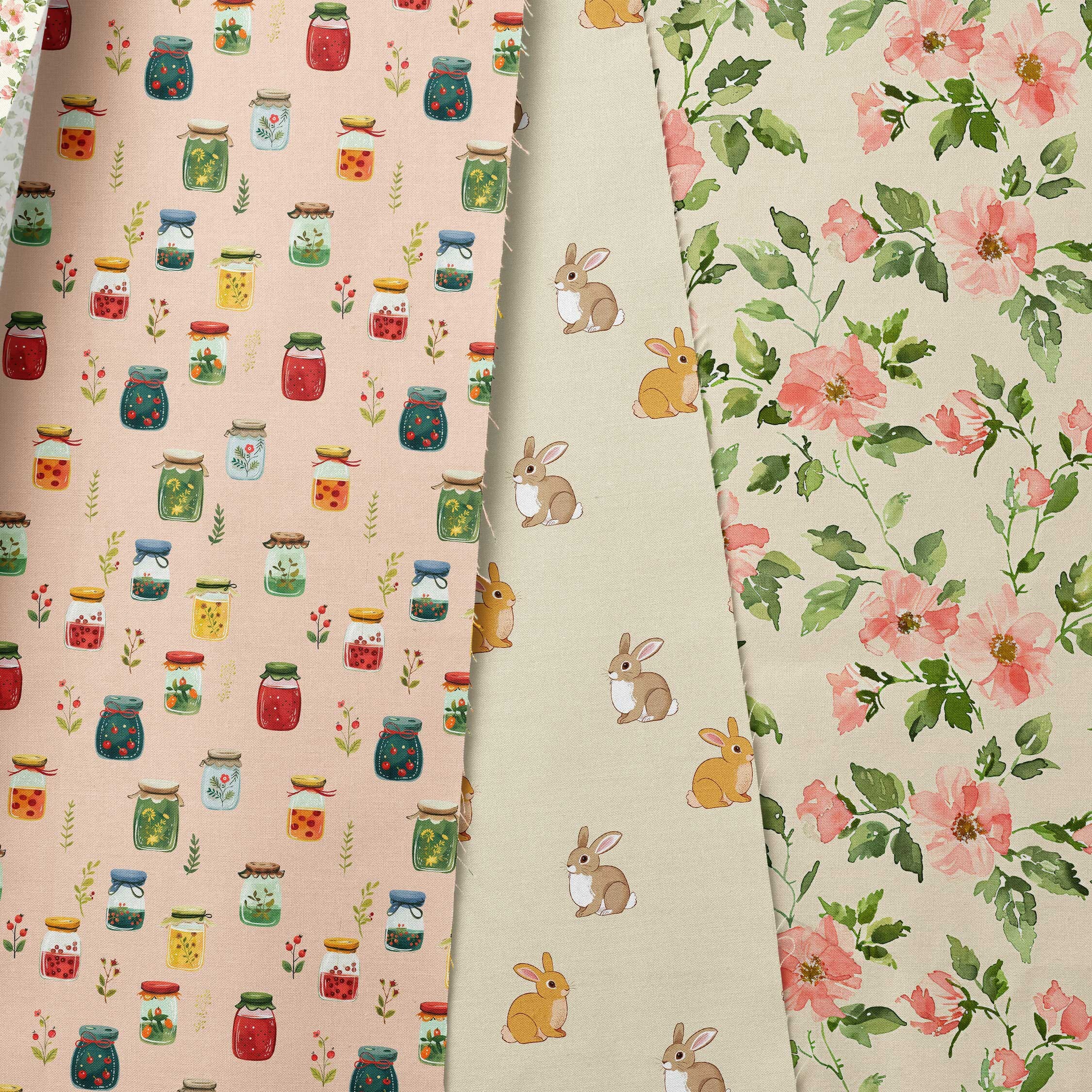 Cottagecore Seamless Pattern Digital Paper Cute Seamless Patterns ...