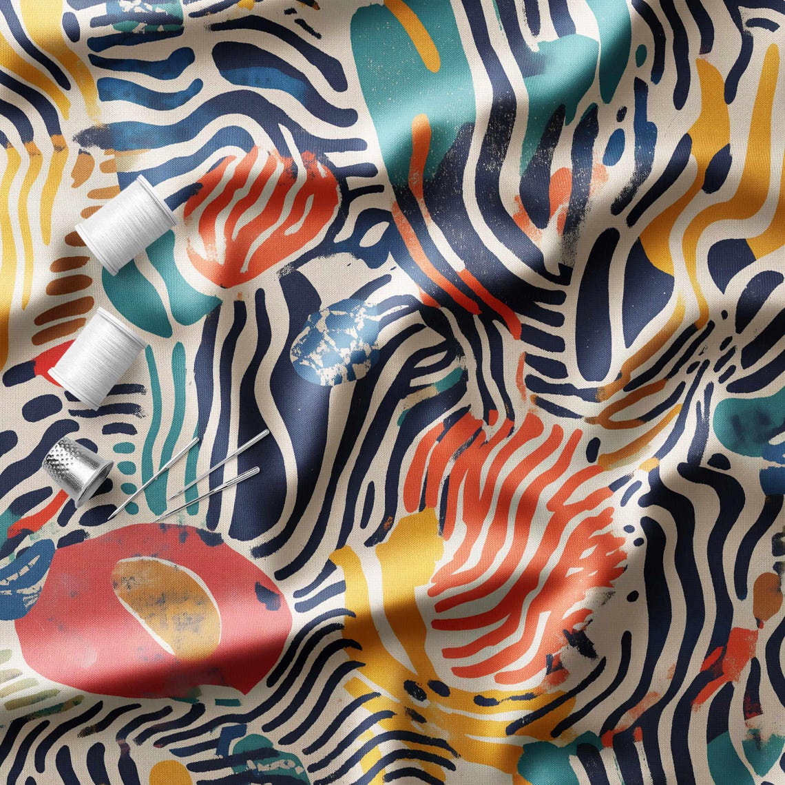 Abstract Brushstroke Seamless Pattern, 300 DPI Digital Paper ...