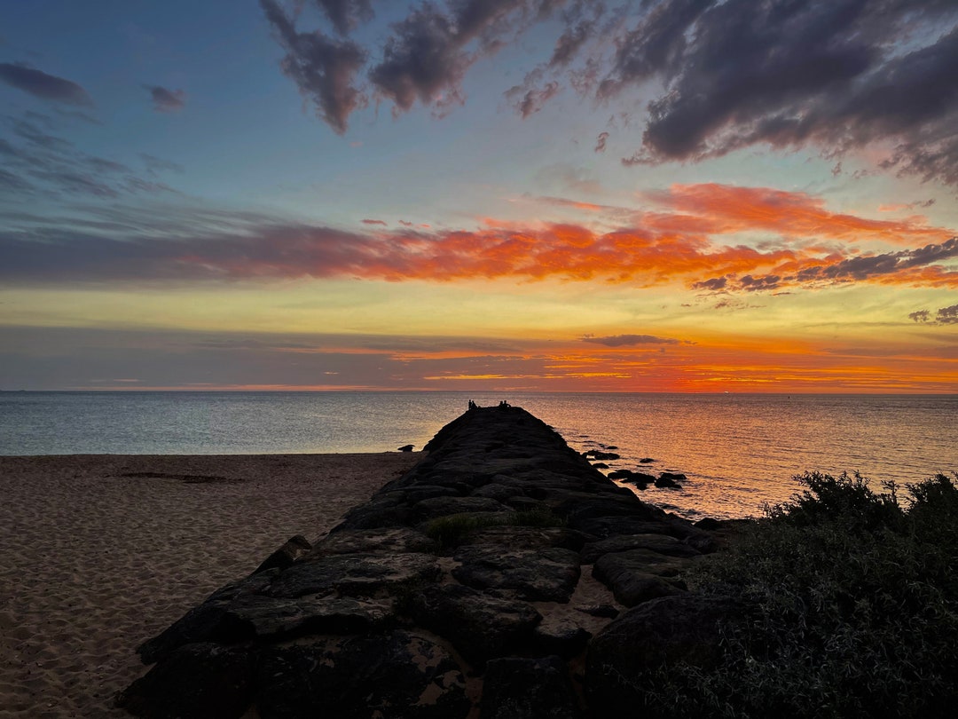 Sunset Series / Brighton Beach Stone Jetty 2 - Etsy
