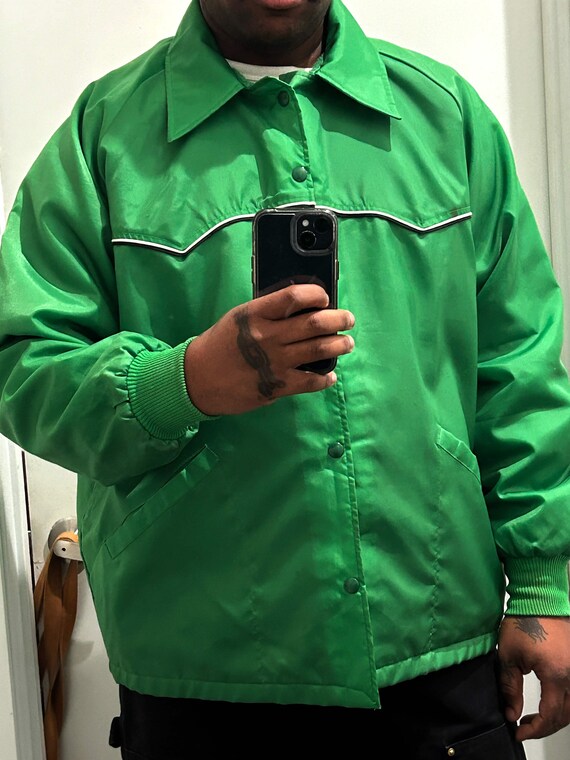 1990s Rockabilly Bowling Green Jacket | Size L Men - Gem